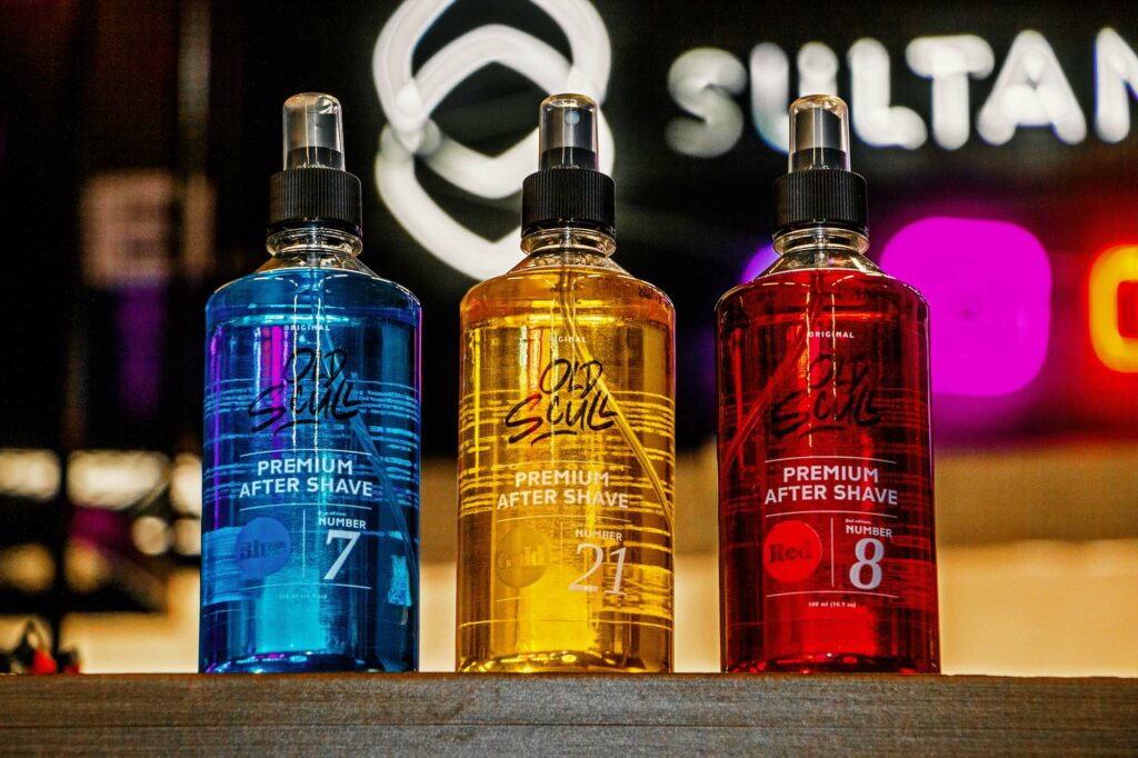 After Shave Blue 7 / 500ml - Old Scull