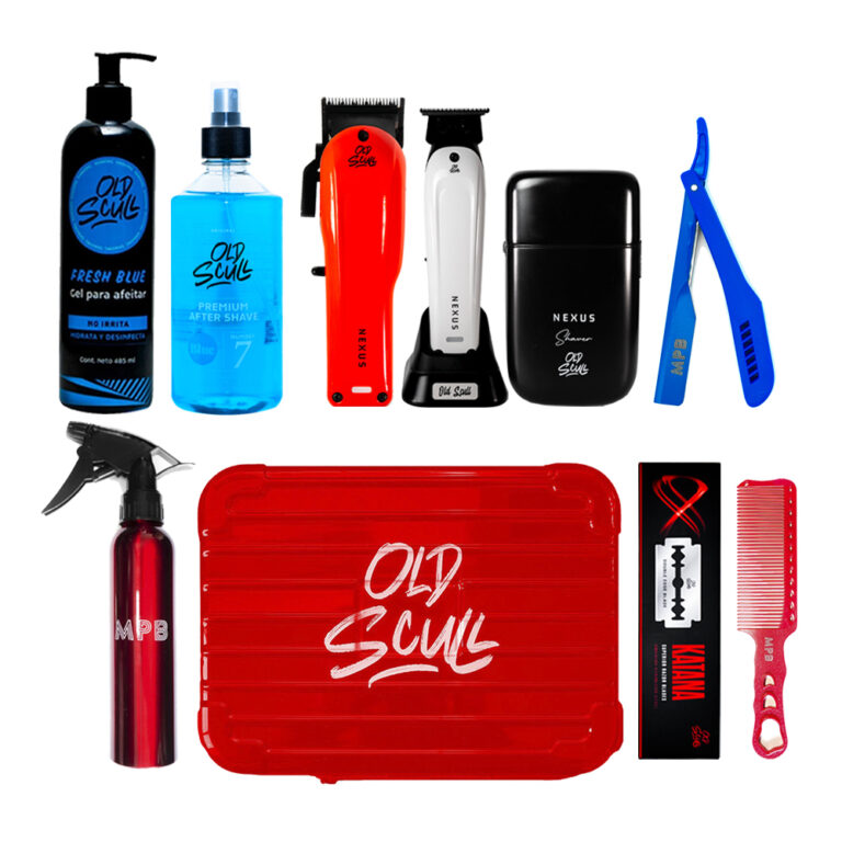 Combo definitivo para barbería - Old Scull